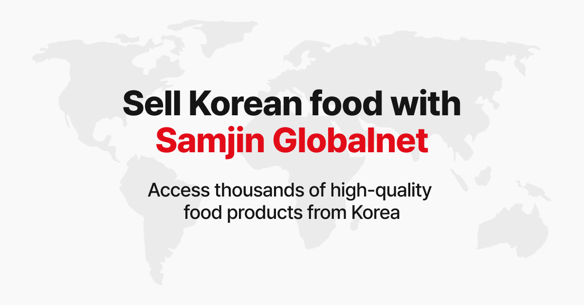 Samjin Globalnet | Leading Korean Food Exporter Worldwide